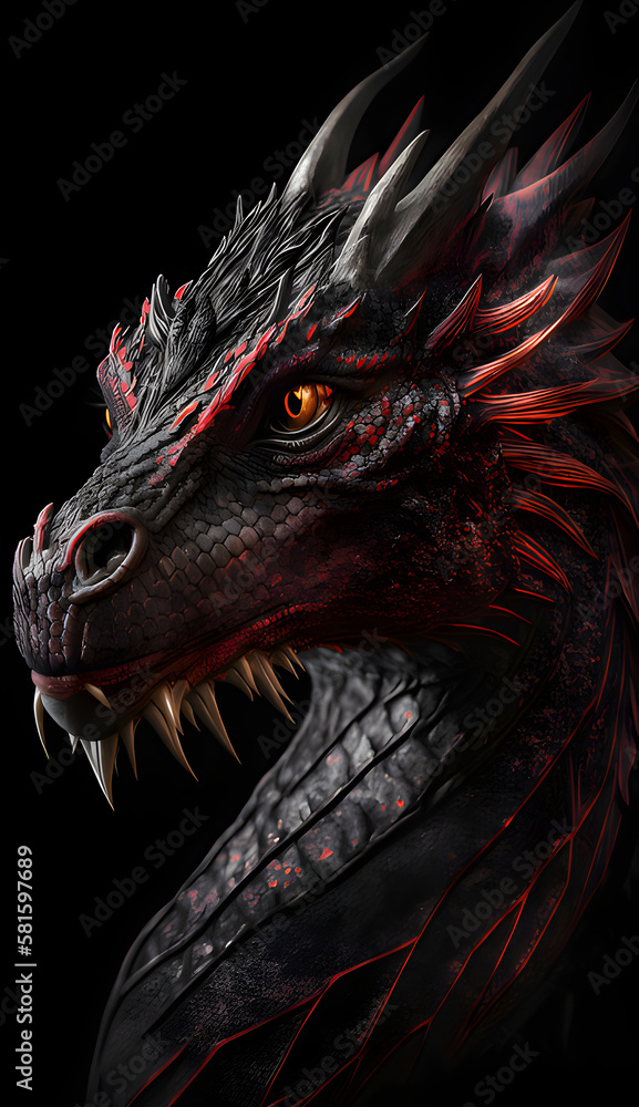 Dragon Head Close Up