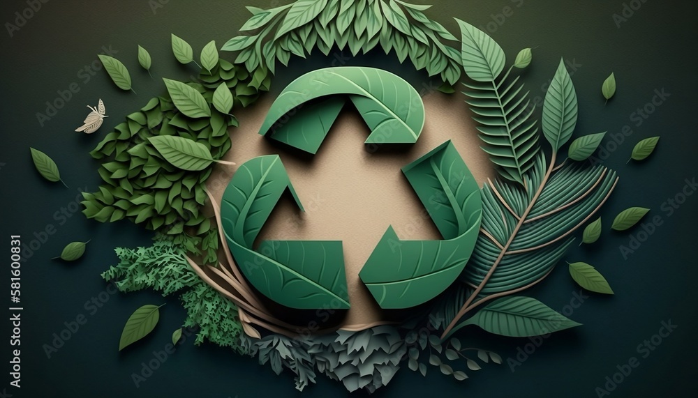 Recycle, reduce, reuse and repair. Creative images about recycling ...