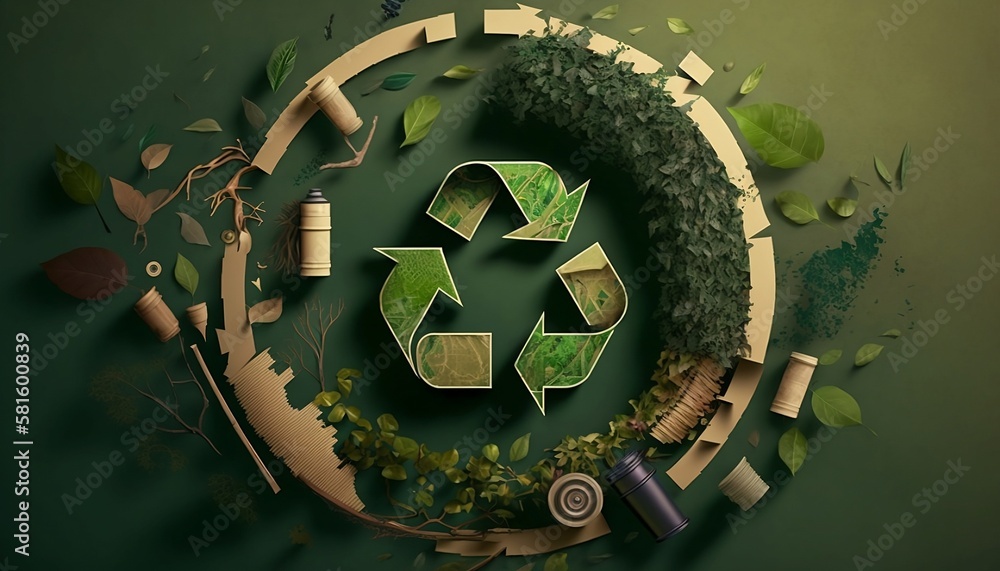 Recycle, reduce, reuse and repair. Creative images about recycling ...