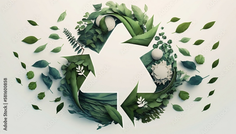 Recycle, reduce, reuse and repair. Creative images about recycling ...