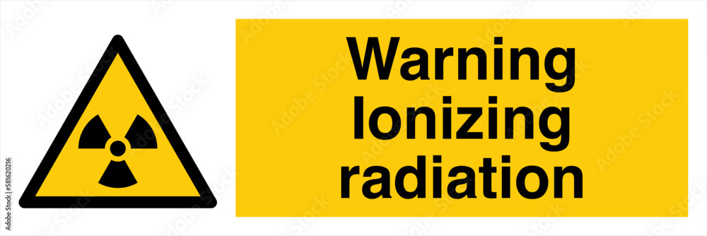 Vetor de Safety Sign Marking Label Symbol Pictogram Standards ionizing ...