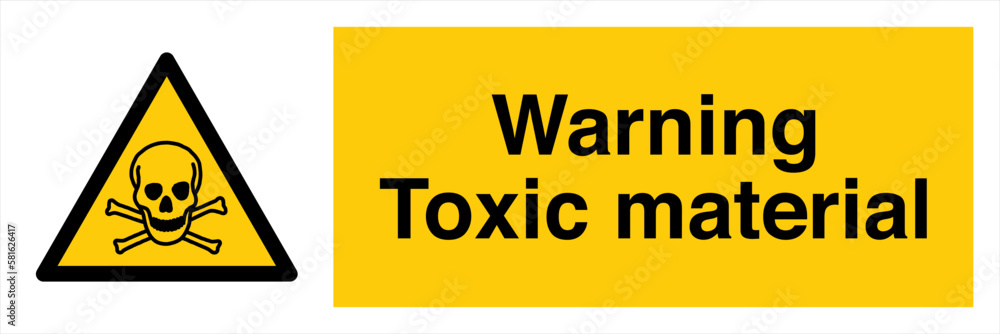 Safety Sign Marking Label Symbol Pictogram Standards Warning Toxic ...