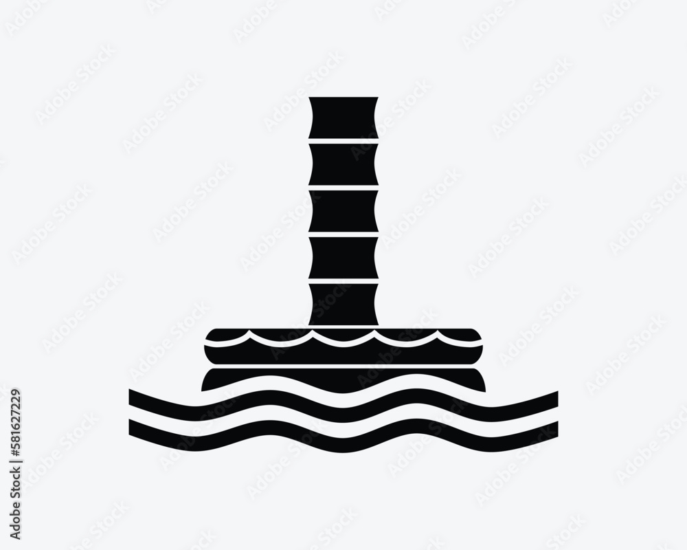 Marine Evacuation Chute Emergency Escape Hatch Float Black White ...
