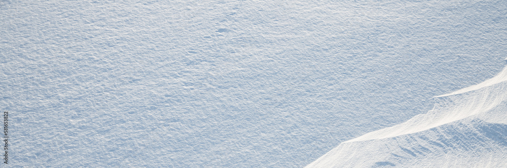 Beautiful winter background with snowy ground. Natural snow texture ...