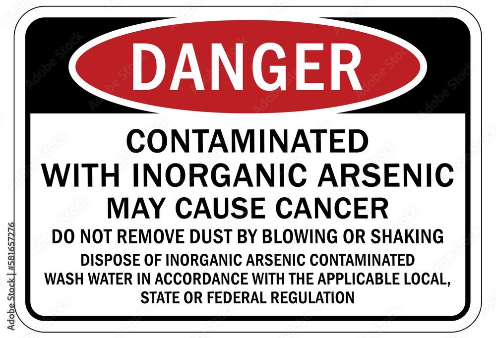 Vetor de Poison chemical warning sign and labels contaminated with ...