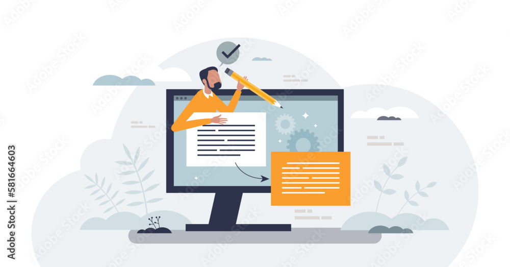 Paraphrasing tool with text conversion to different words tiny person ...