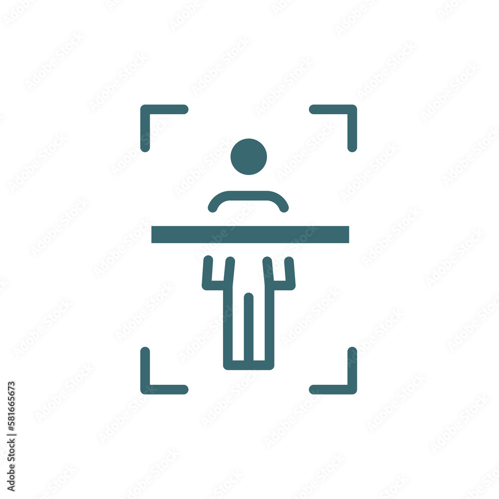 body scan icon. Filled body scan icon from ai and future technology ...