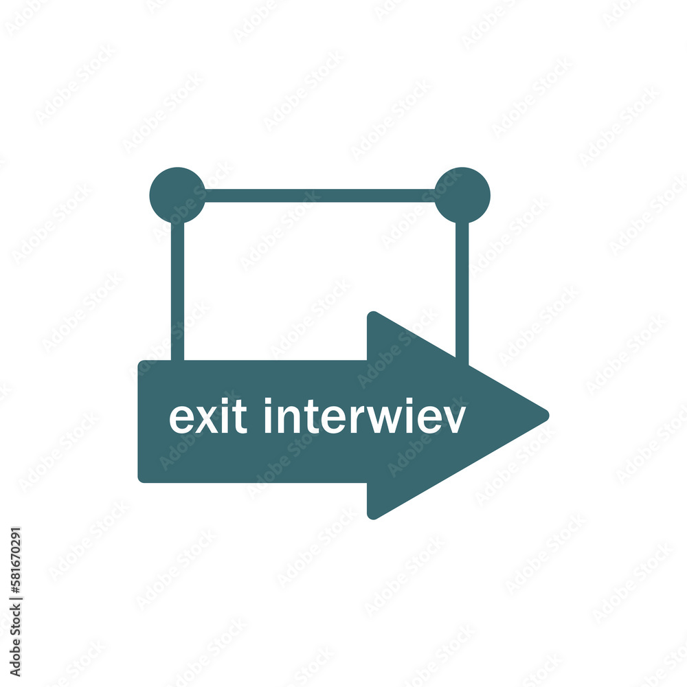 exit interview icon. Filled exit interview icon from Human Resources ...