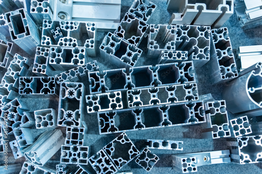 Cross sections of extruded aluminium or aluminum channels for use in ...