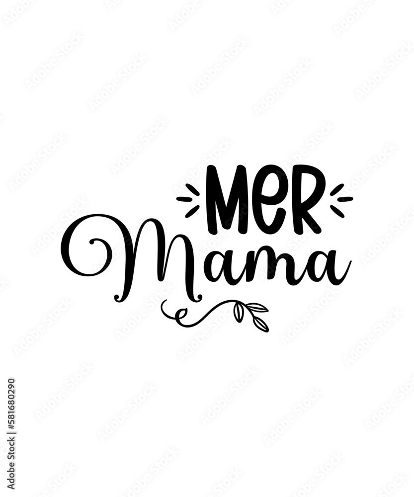 Mermaid SVG Bundle, Mermaid Tail SVG, Mermaid Monogram svg, cute ...