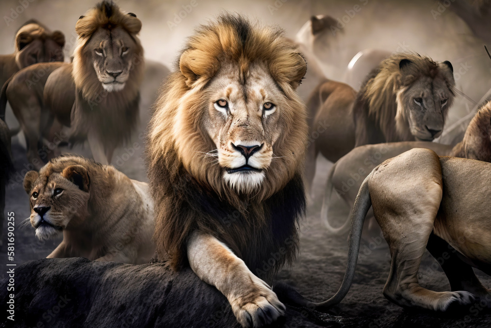 Pride Of Lions Wallpaper