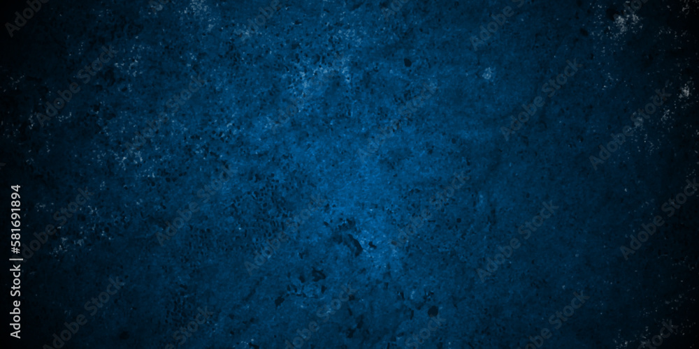 Dark Blue background with grunge backdrop texture, watercolor painted ...