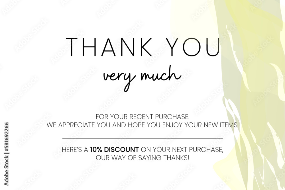 Thank you for your PURCHASE, printable vector illustration. Business ...