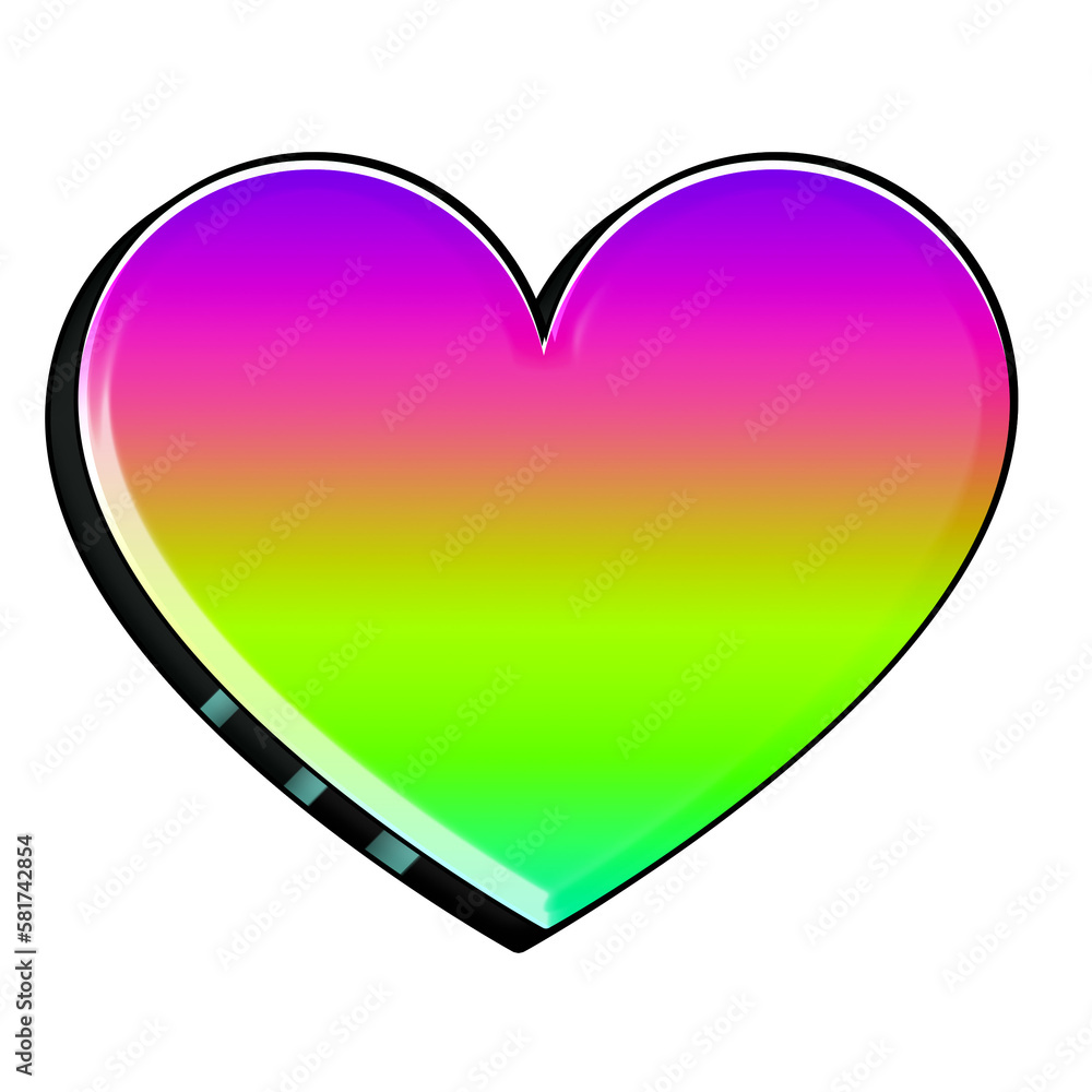 Graffiti colorful symbols and shapes, part of a set which also includes ...