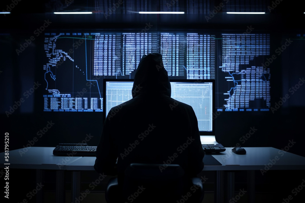 Illustration of threat actor attempted to launch a cyber attack ...