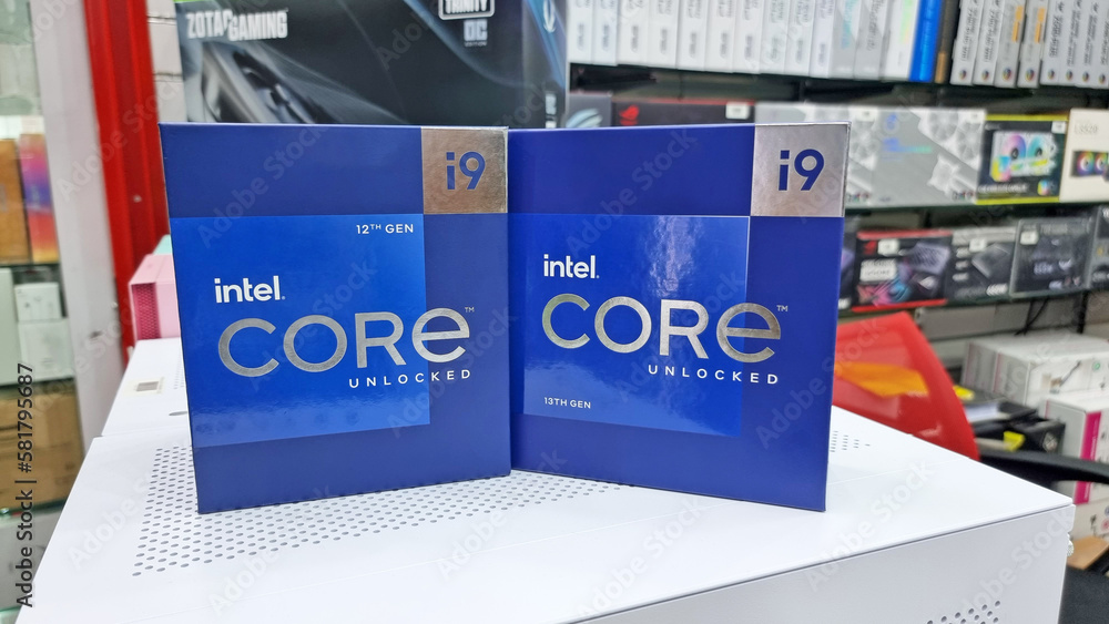 Intel Core i9 12th gen 12900K "Alder Lake" and 13th gen 13900K "Raptor ...