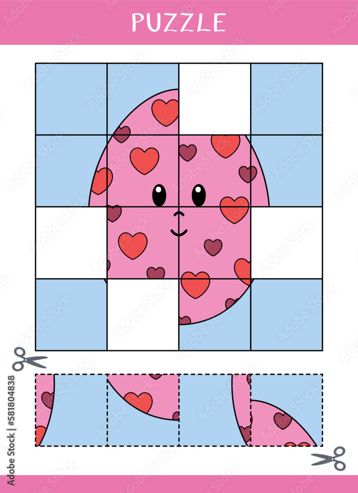 Puzzle for kids. Find the missing parts of the picture. Simple ...