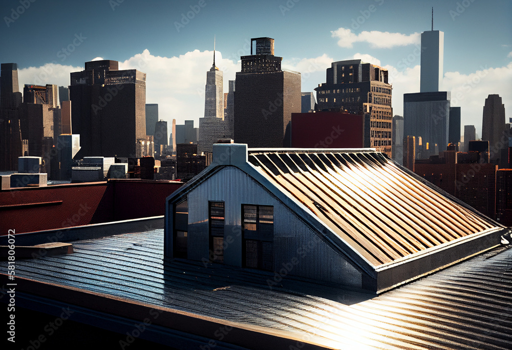 poster,roof, city,affiches,photography,color,House, Building, Tiles ...