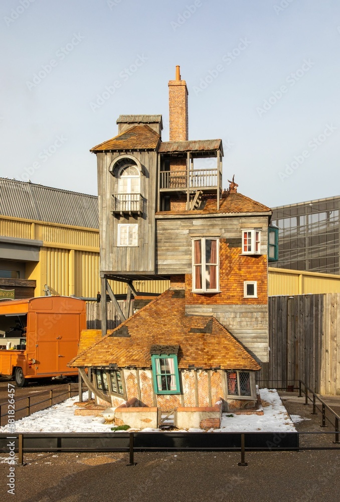 Third scale model of The Burrows from Harry Potter and the Half Blood ...