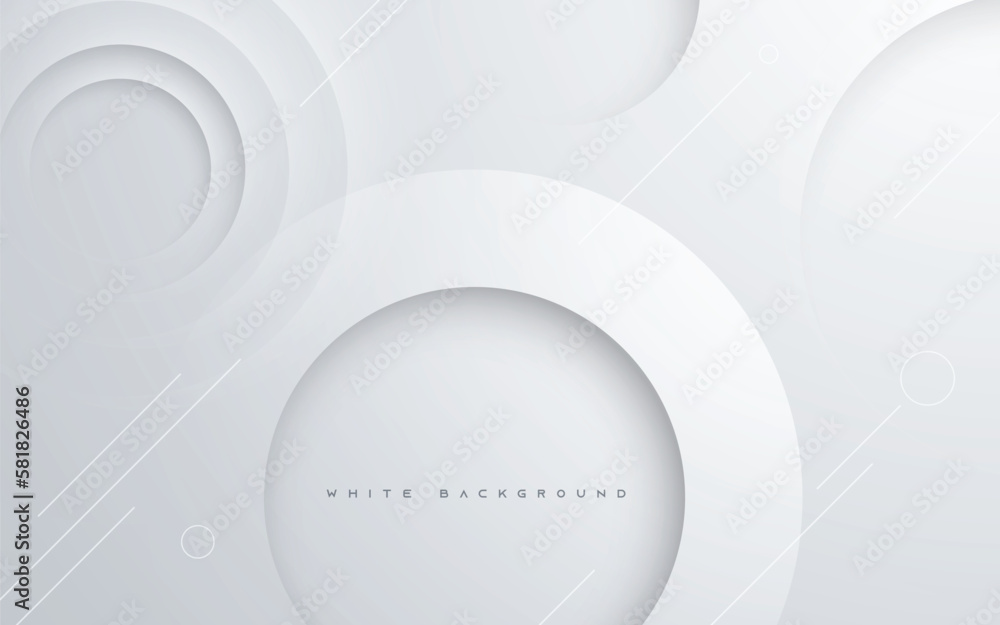 Modern abstract light silver background elegant circle shape design ...