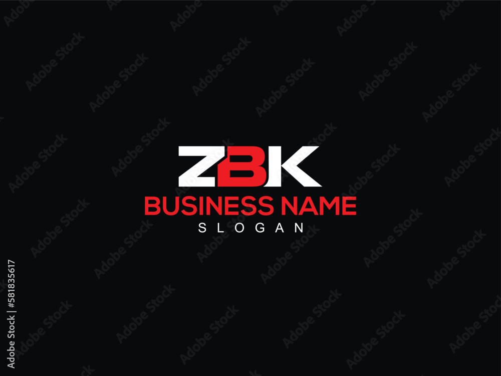 ZBK zb Logo Vector, Graphics Element zbk Letter Logo, White Background ...