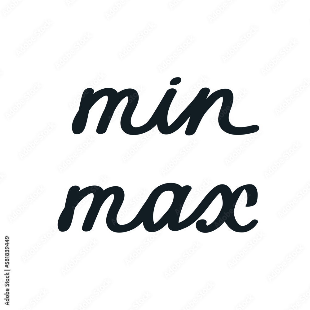 Minimum maximum control rates logo icon Infographic gauge sign Speed ...