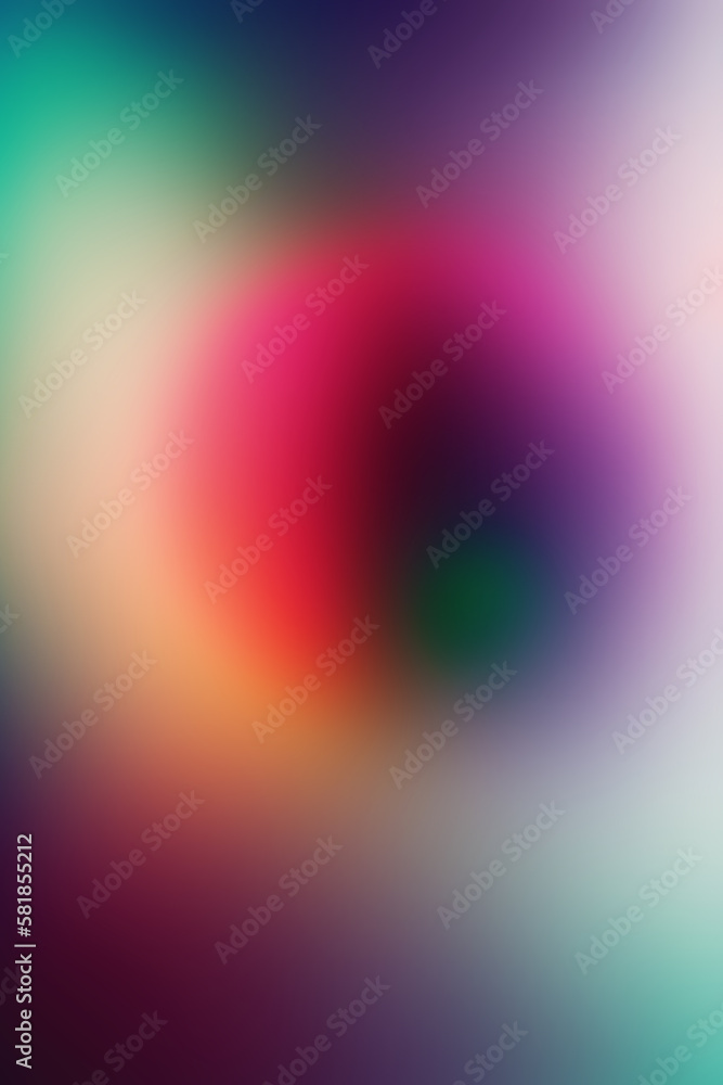 Vivid Colored blurry abstract gradient background, lomo light leak ...