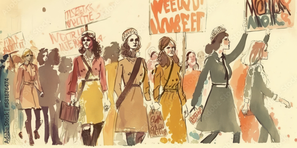 The Women's Liberation Movement (1960s-1970s) - A group of women ...