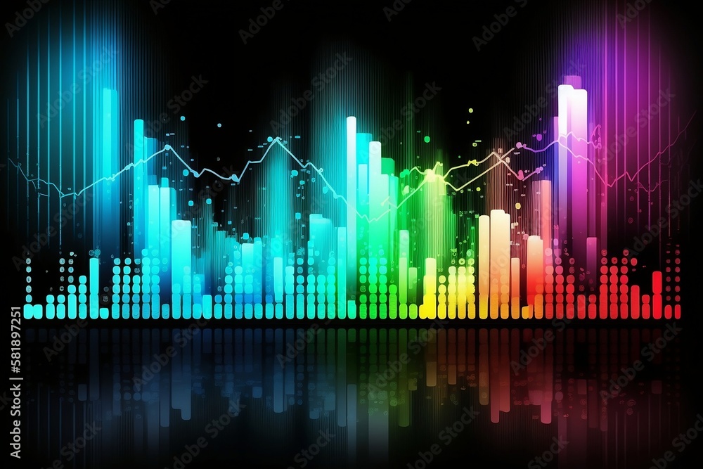 colorful bar chart display with neon colors Stock Illustration | Adobe ... colorful bar chart display with neon colors Stock Illustration | Adobe ...