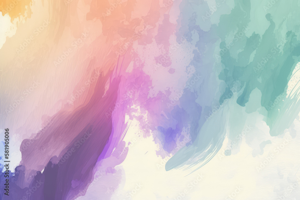 washed up blurry pastel colors background design, created with ...