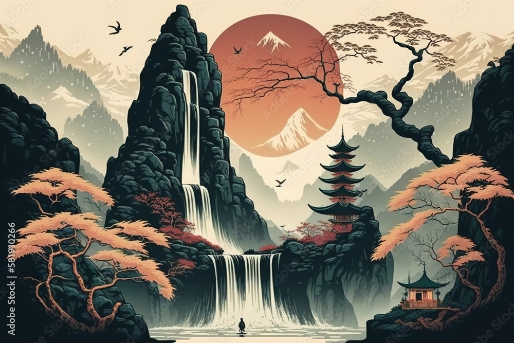 Japanese Landscape Mountains