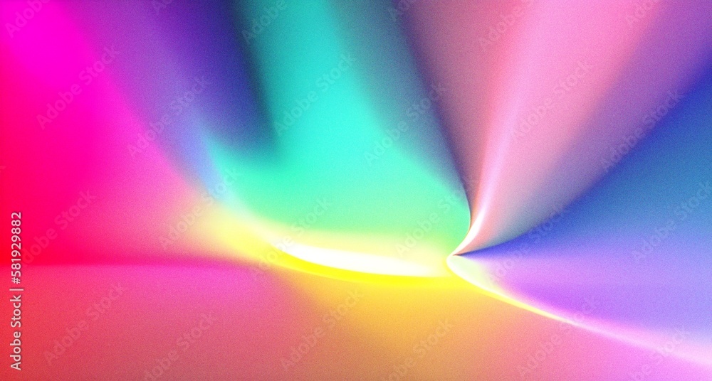 Bright & bold, y2k, neon, rainbow grain. Color burst gradient ...