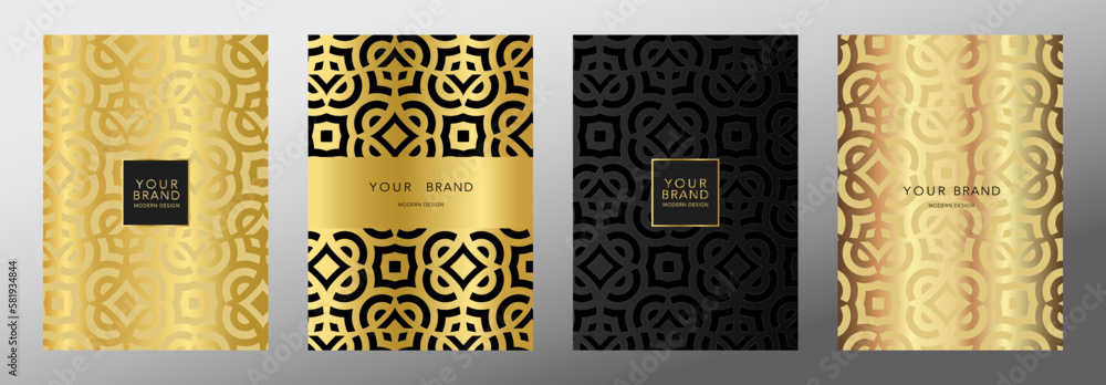 Poster Luxury cover design set – Wall Art | UkPosters