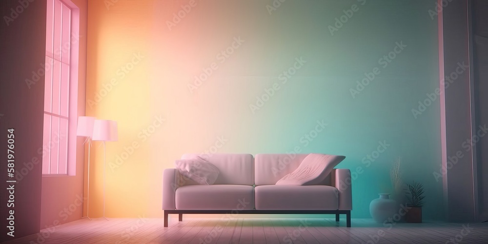 4K resolution or higher, Beautiful The stylish compostion at living ...