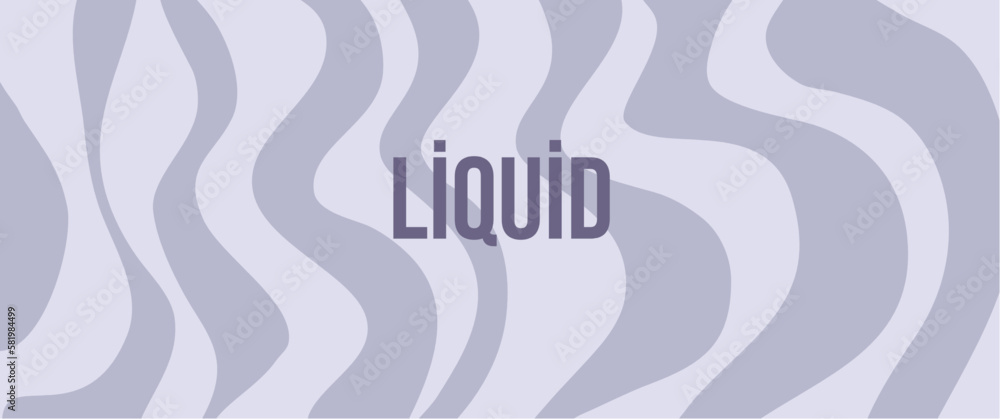 Abstract liquid flow shapes with text preview, abstract wavy liquid ...