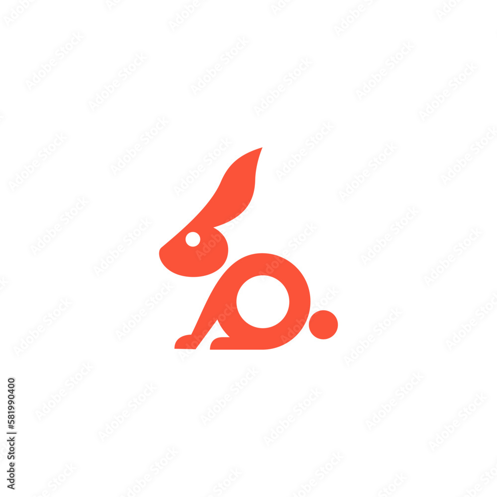rabbit logo with the title'logo for a company called rabbit' Stock ...