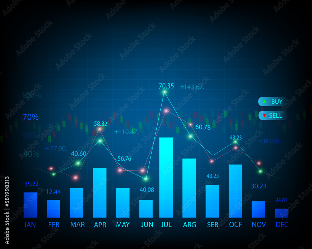 stock market money transfer currency symbol Stock Vector | Adobe Stock
