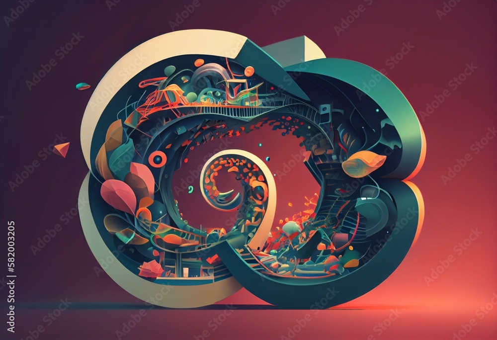 mobius strip which is just a fractal of the mobius strip shaped ...