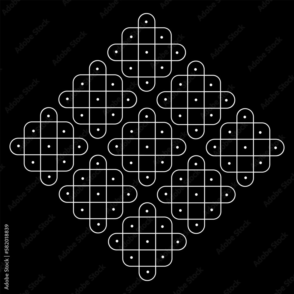 Rangoli or muggu or kolam is an art form originating in the Indian ...