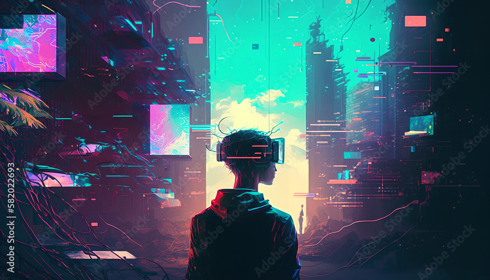 Virtual Realm: Exploring the Inner Workings of Cyberspace, VR Immersive ...