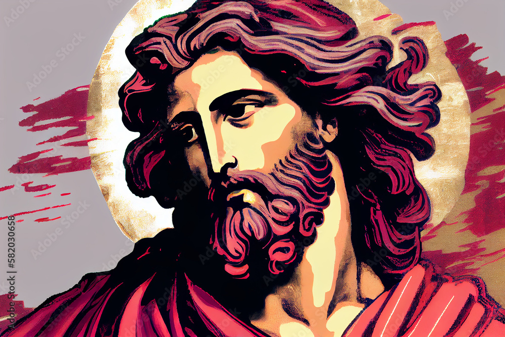 Saint James Apostle of Christ Colored Illustration. Generative Ai ...