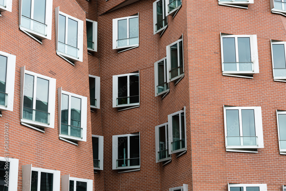 "Dancing Buildings" by Frank O Gehry in Dusseldorf Stock Photo | Adobe ...