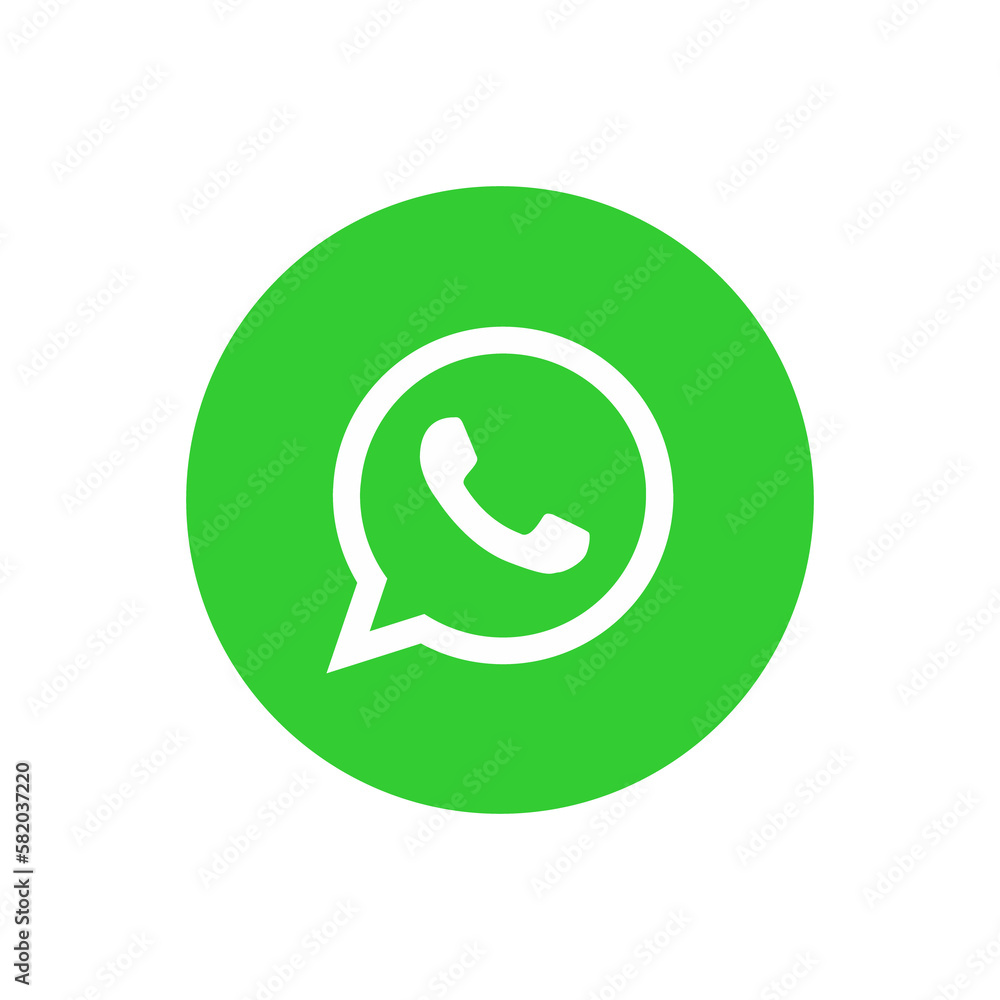 Whatsapp icon png Stock Photo | Adobe Stock