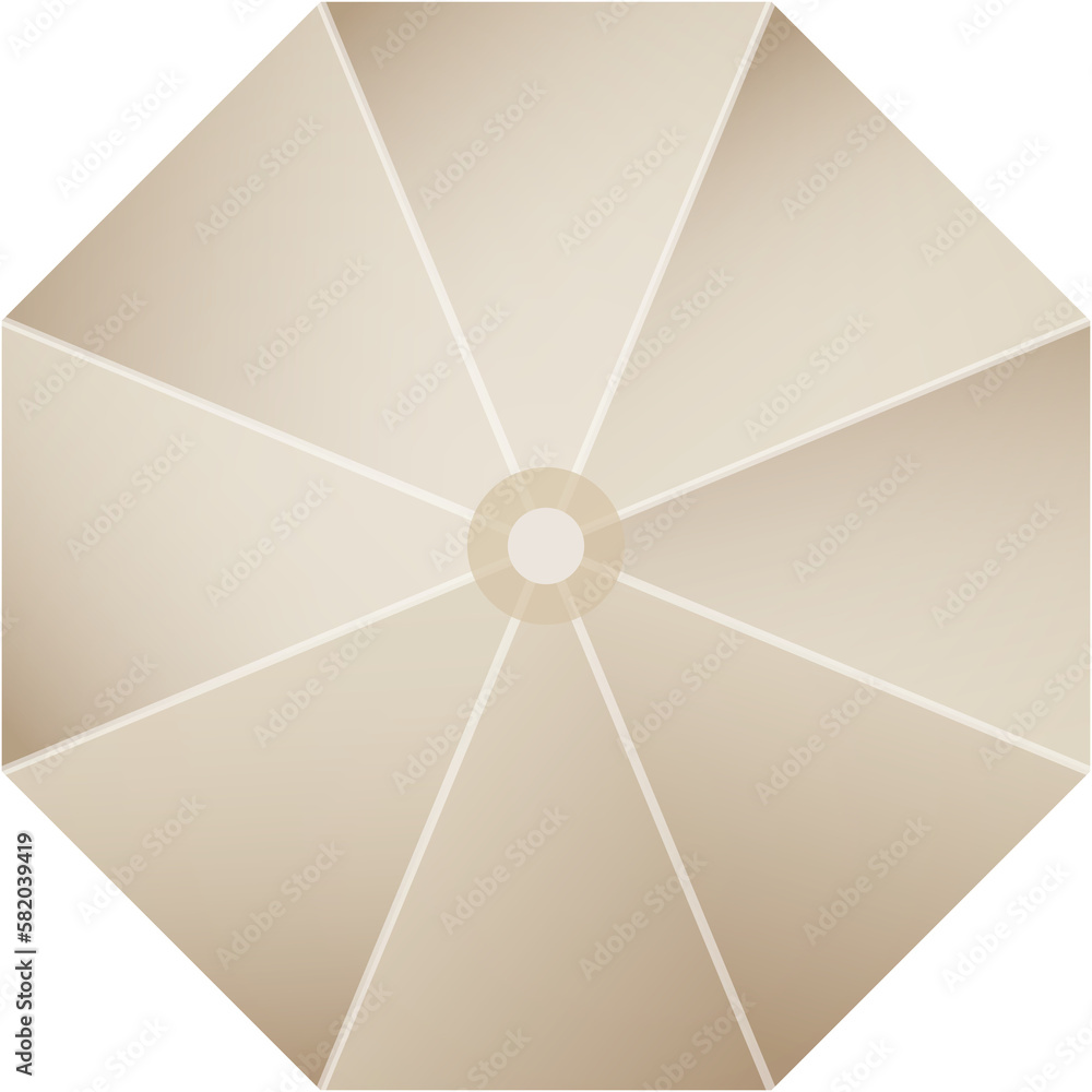 Outdoor umbrella top view, outdoor furniture for design. PNG image ...