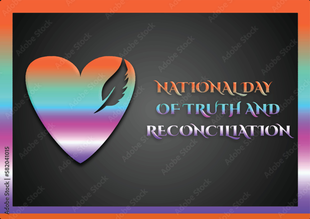 Vecteur Stock every child matters, national day of truth and ...