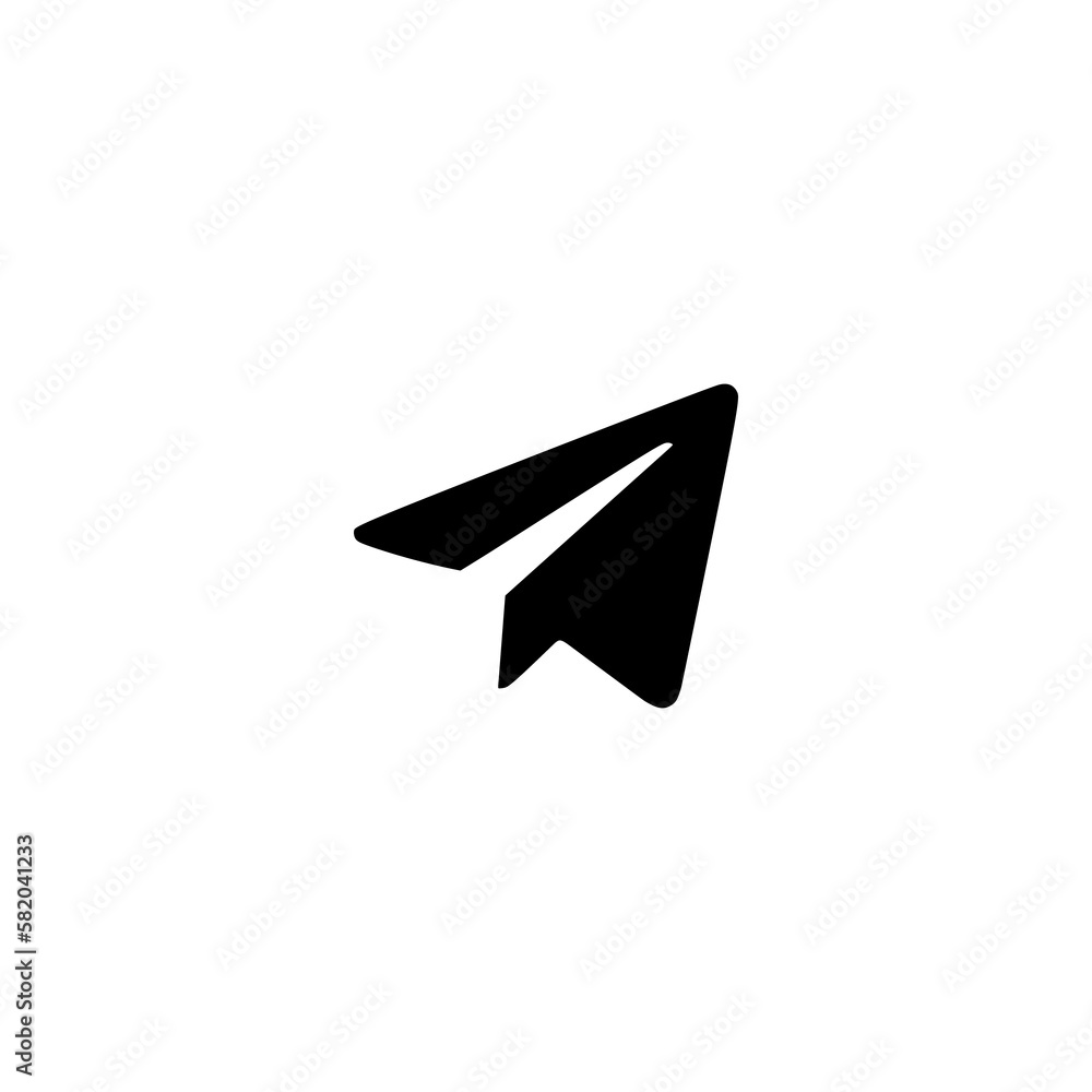 Telegram logo png transparent Stock Photo | Adobe Stock