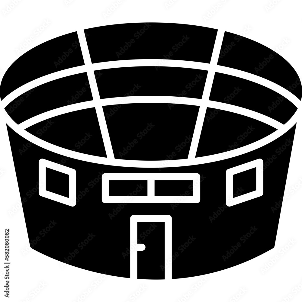 Stadium Icon Stock Vector | Adobe Stock