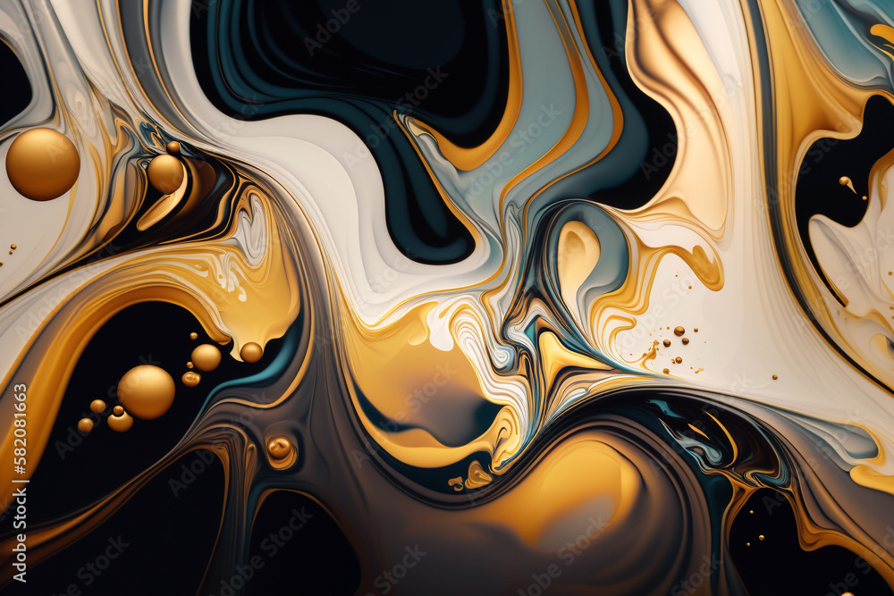 Beautiful mesmerizing gold golden abstract fluid background wallpaper ...