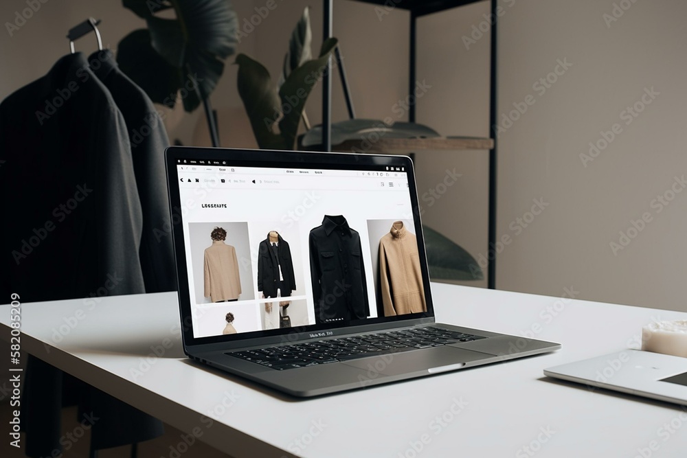 A shopping app with a sleek and modern design featuring easy-to-use ...