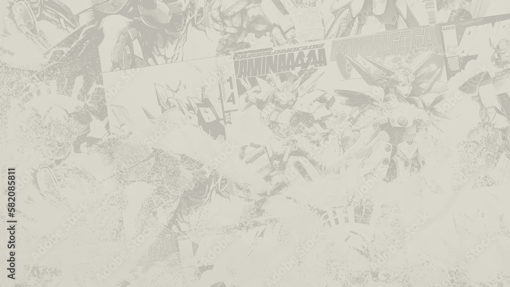 textured paper with comics pattern and wrinkled paper. background with ...